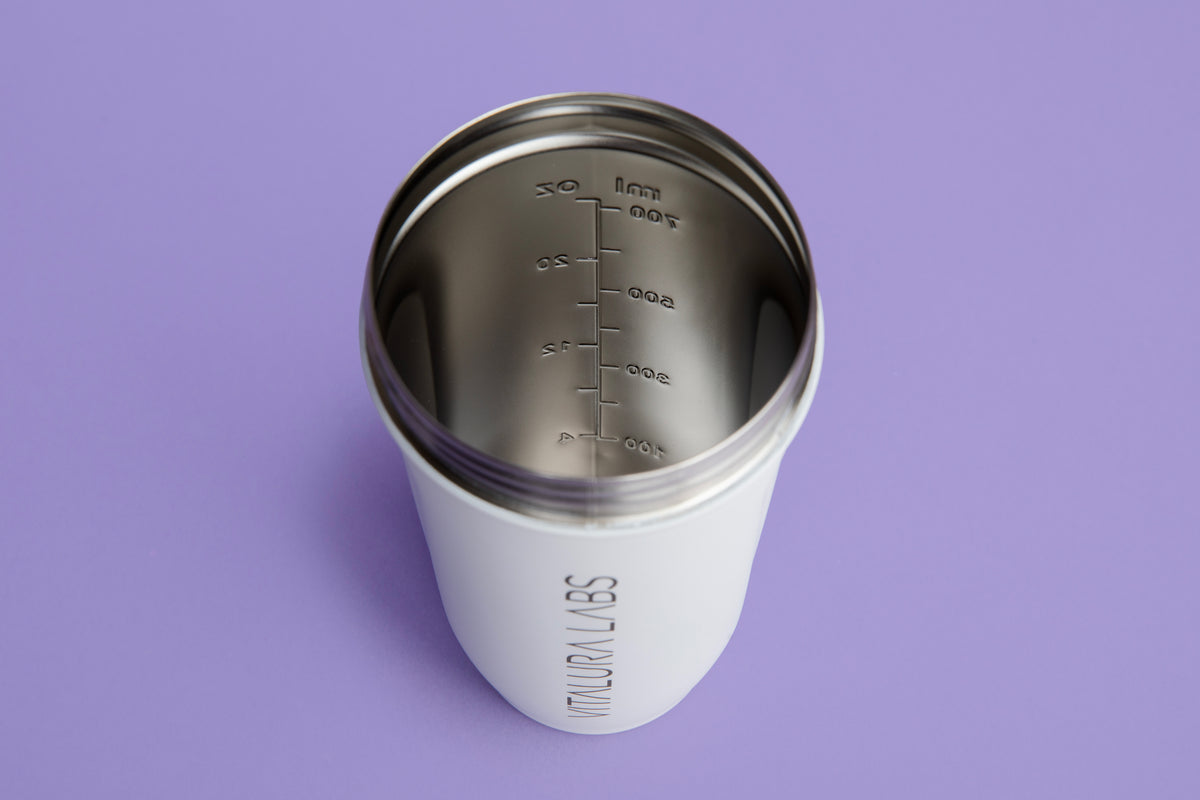 Vitalura Labs Stainless Steel Shaker | Vitalura Labs